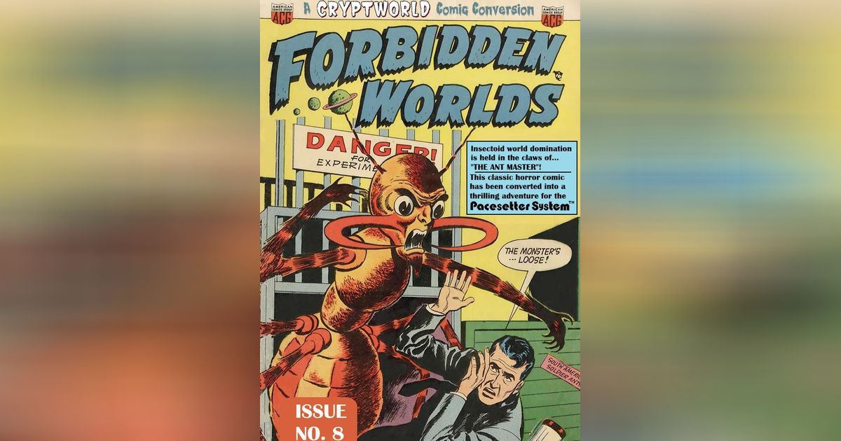 Creepy Comic Conversion Issue No. 8: The Ant Master | RPG Item ...