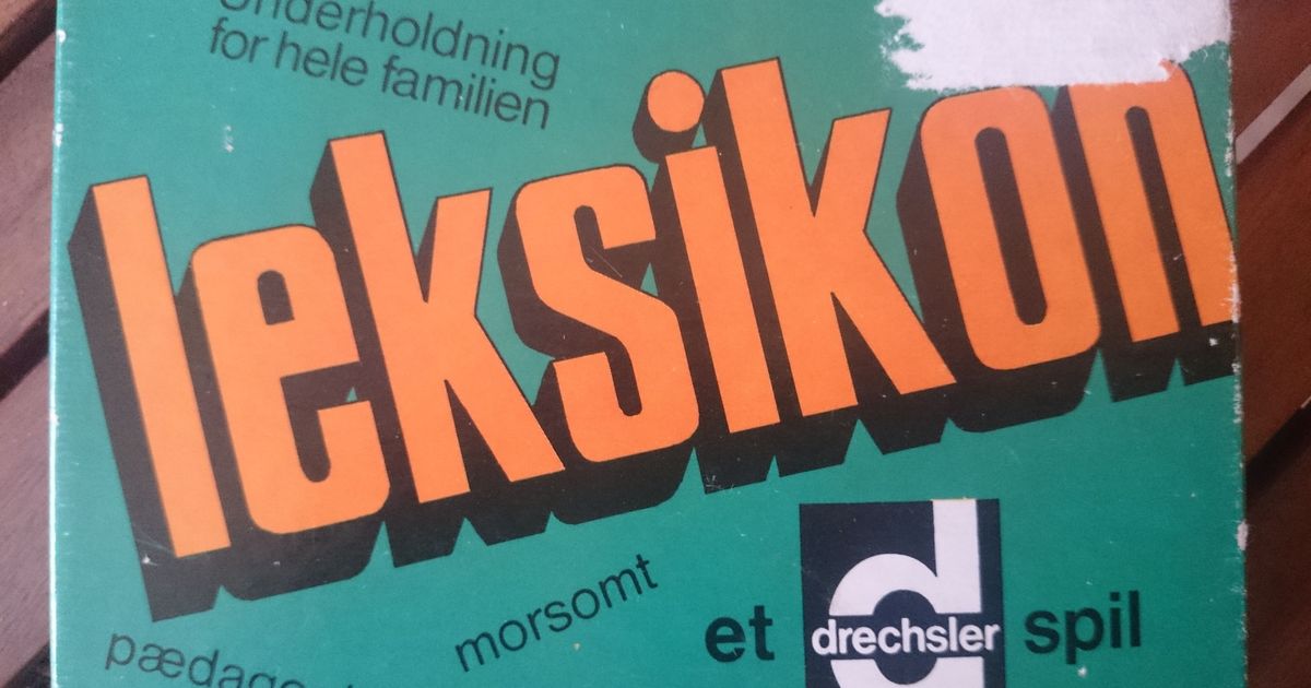 Leksikon | Board Game | BoardGameGeek