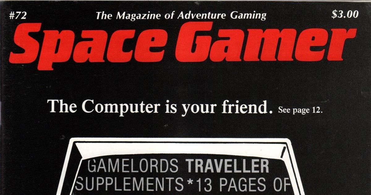 Space Gamer (Issue 72 - Jan 1985) | Issue | BoardGameGeek