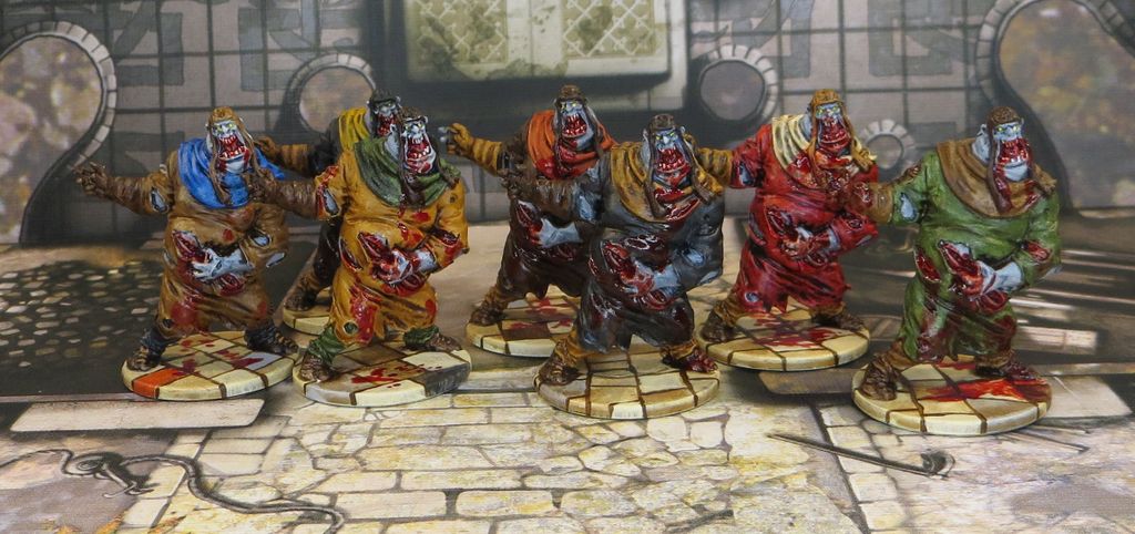 Zombicide: Black Plague - Core Set Zombies | Painting by Numbers ...
