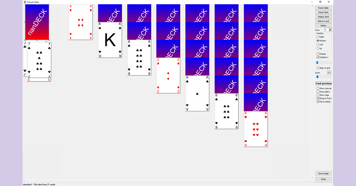nanDECK - playing Klondike | Nand Blog | BoardGameGeek