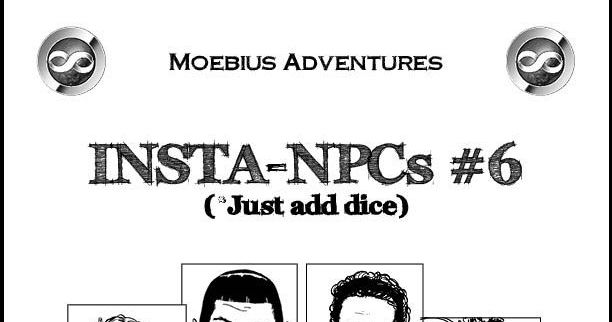 Insta-NPCs #06: Shh... Artists at Work... | RPG Item | RPGGeek