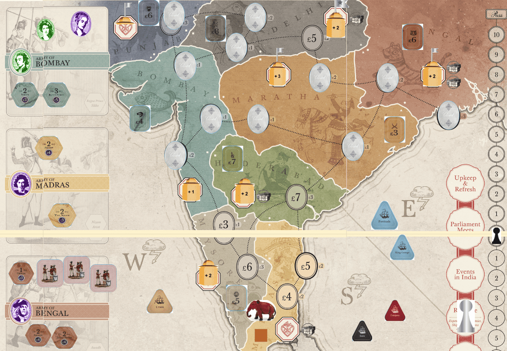 Pete Boteman's Board Game Spreadsheet Builds