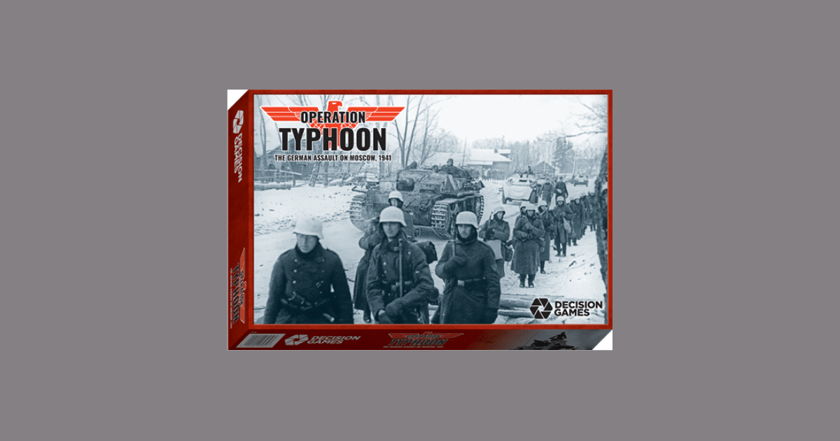 Operation Typhoon - German Game Unit Order of Battle | Operation Typhoon: The German Assault on ...