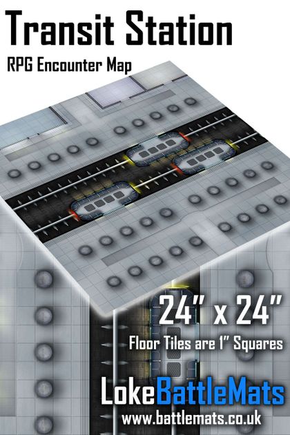 Transit Station RPG Encounter Map | RPG Item | RPGGeek