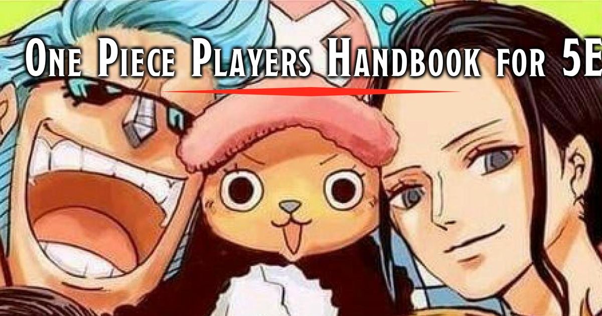 One Piece Players Handbook for 5E | RPG Item | RPGGeek
