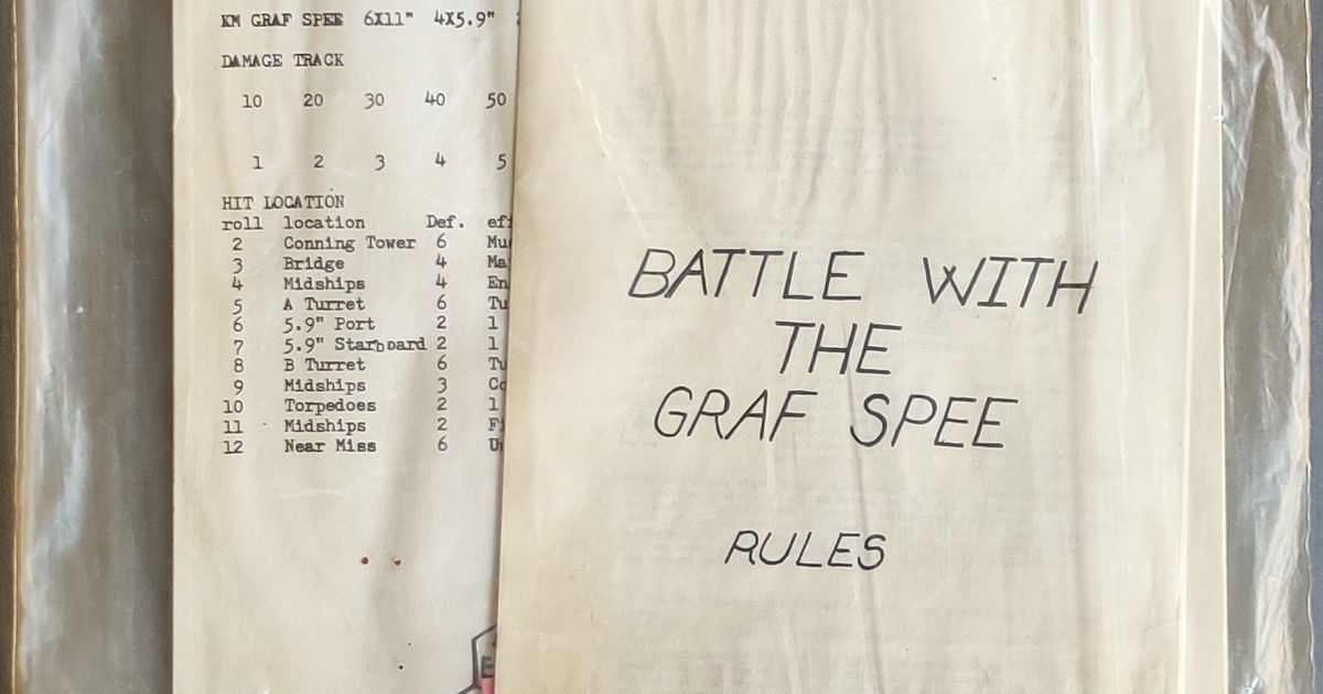 Battle with the Graf Spee | Board Game | BoardGameGeek