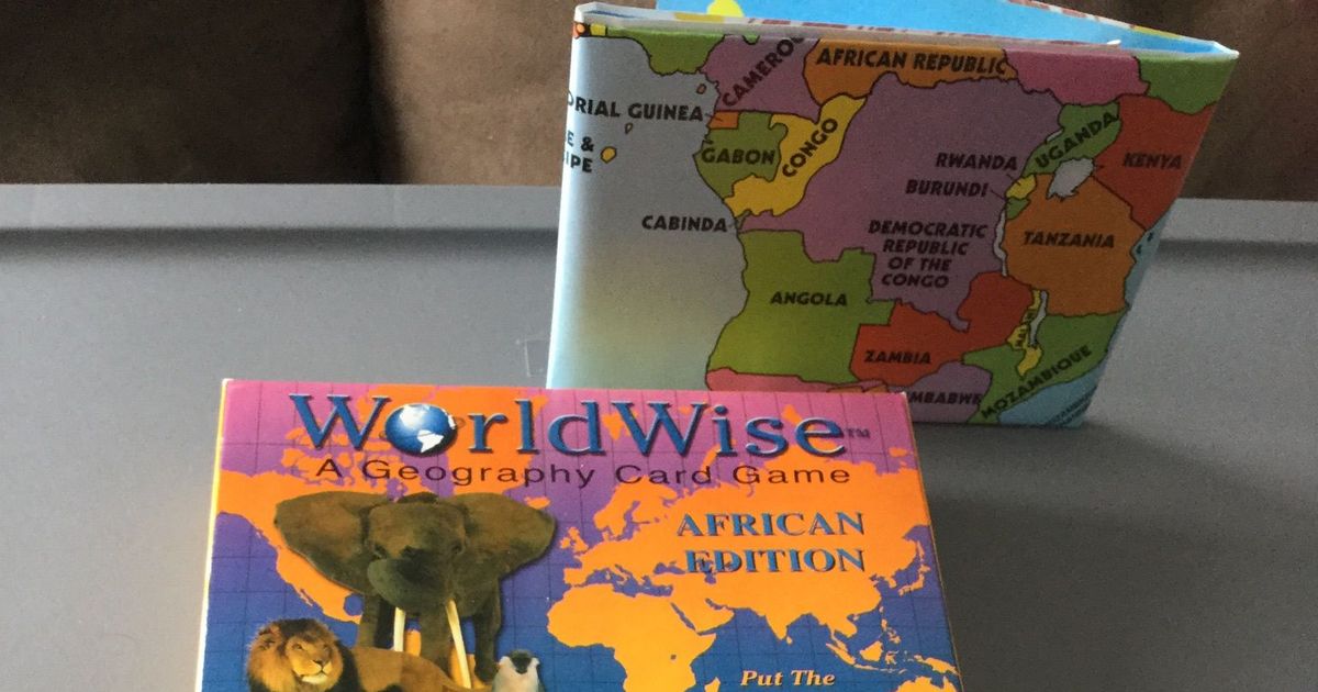 WorldWise Geography Card Game: African | Board Game | BoardGameGeek