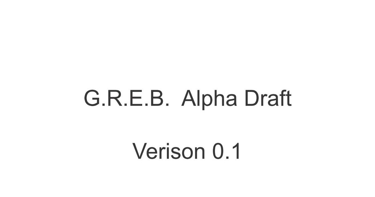 GREB: Genetic Reject Employment Bureau | RPG Item | BoardGameGeek