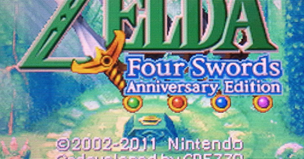 Zelda Four Swords Anniversary Edition | Video Game | BoardGameGeek
