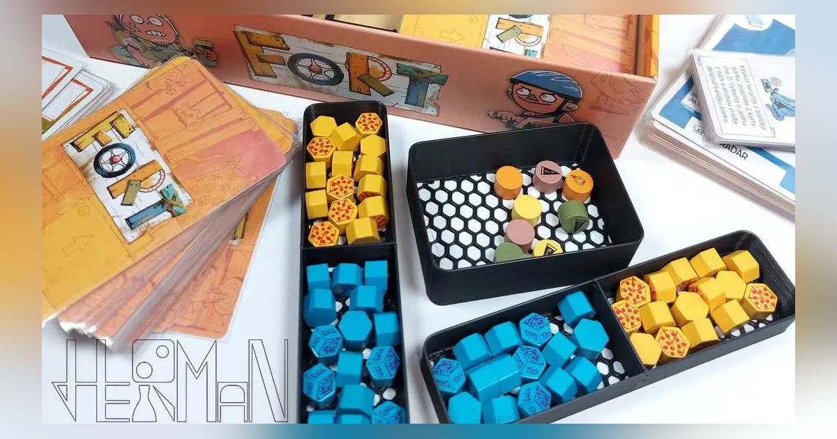 Fort: Inserty Herman Insert | Board Game Accessory | BoardGameGeek