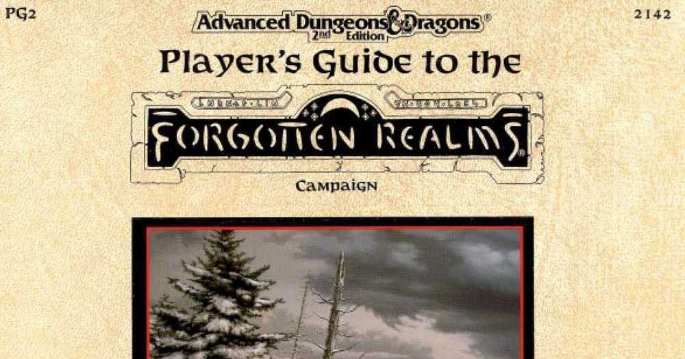 PG2: Player's Guide to the Forgotten Realms Campaign | RPG Item | RPGGeek