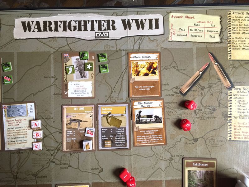 Warfighter: The WWII Tactical Combat Card Game at Tabletoys