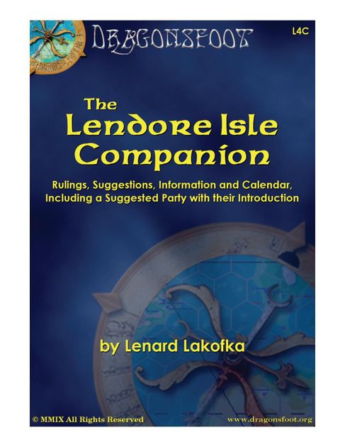 L4C: The Lendore Isles Companion | RPG Item | RPGGeek