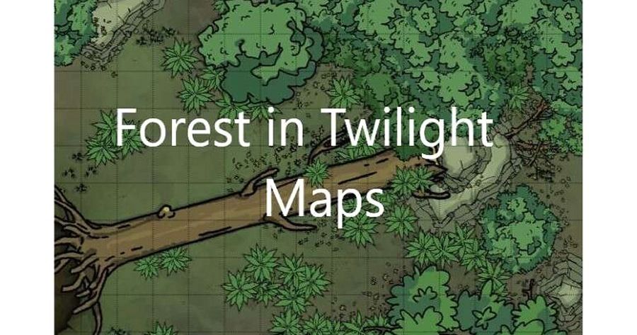 Forest in Twilight Maps | RPG Item | RPGGeek