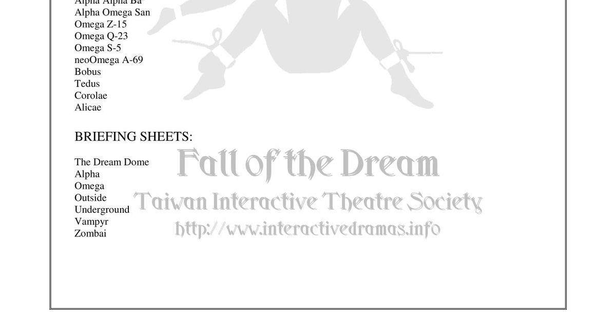 Fall of the Dream | RPG Item | RPGGeek