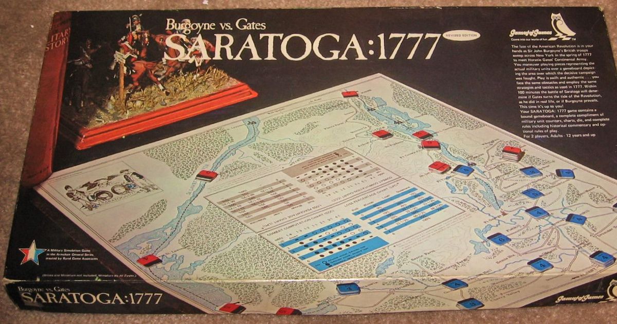 Saratoga: 1777 – Burgoyne vs Gates | Board Game | BoardGameGeek