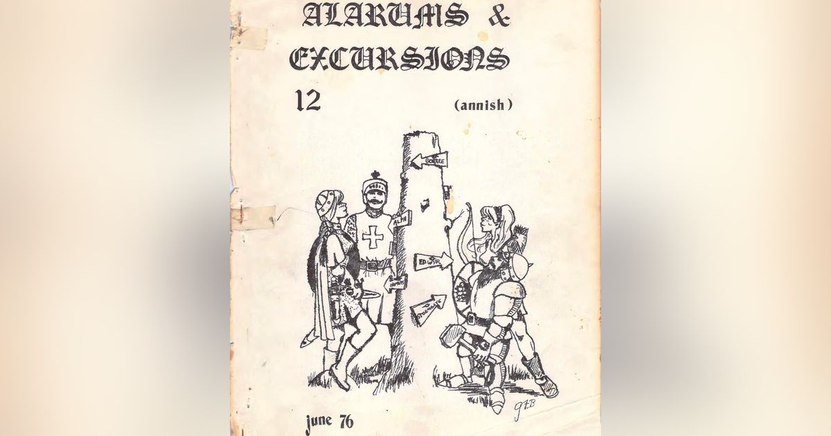 Alarums & Excursions (Issue 12 - Jun 1976) | Issue | RPGGeek
