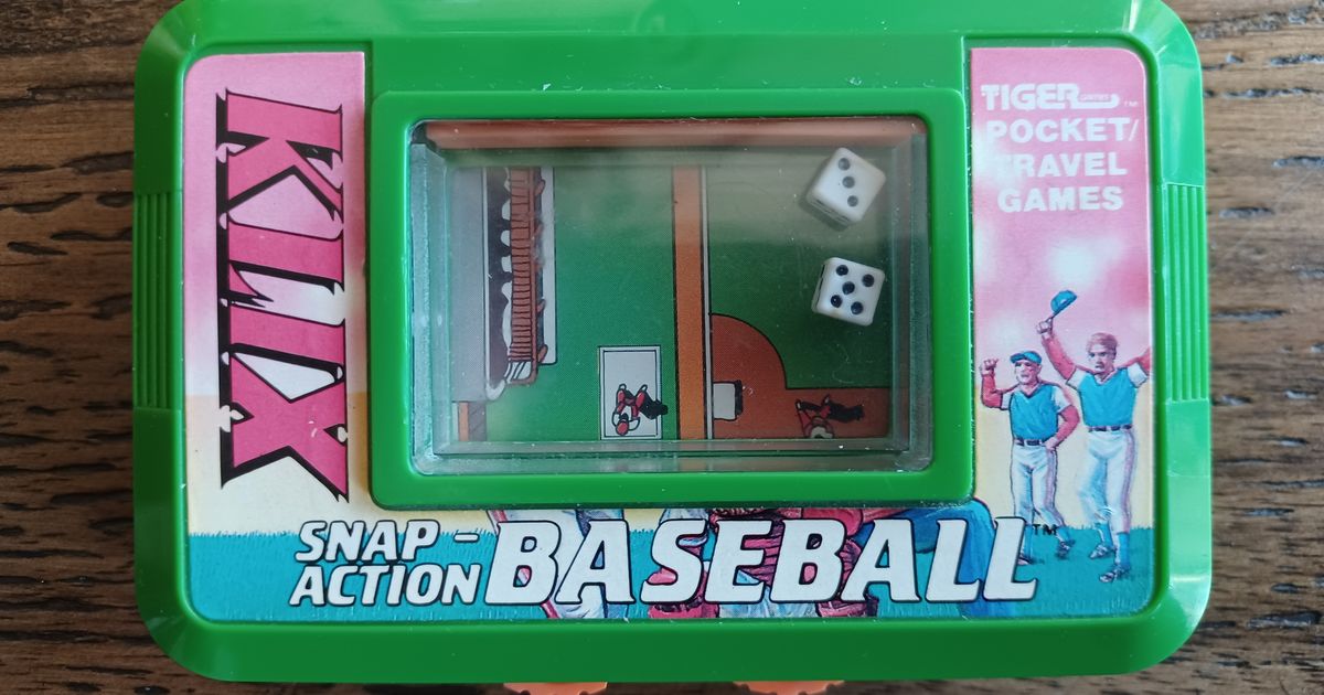 Klix Snap Action Baseball | Board Game | BoardGameGeek