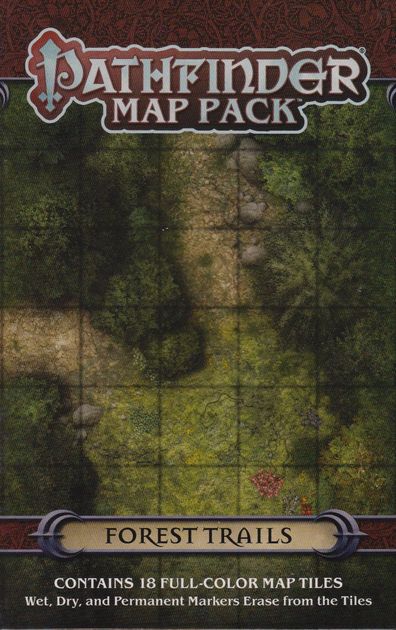 Pathfinder Map Pack: Forest Trails | RPG Item | RPGGeek