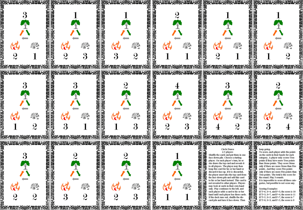 18 card Microgame Contest Geeklist [2014]