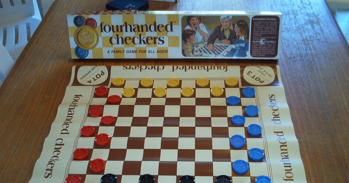 playing checkers