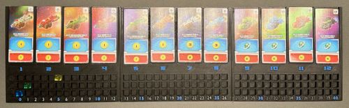 3D-printed player boards, card grid, and insert for the base game ...