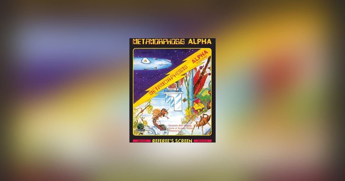 Metamorphosis Alpha Referee's Screen | RPG Item | RPGGeek