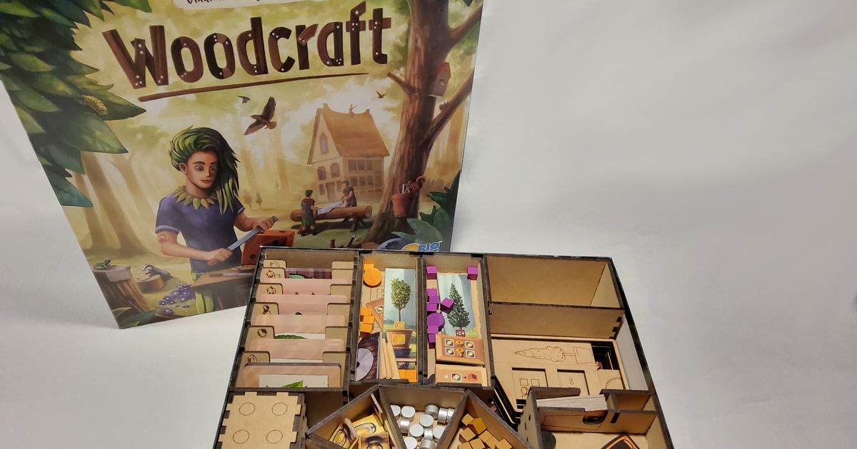 Woodcraft: GGG Insert/Organizer | Board Game Accessory | BoardGameGeek
