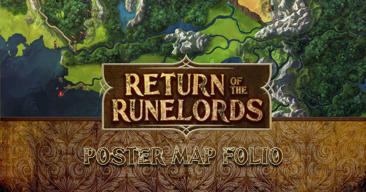 Return of the Runelords Poster Map Folio | RPG Item | RPGGeek