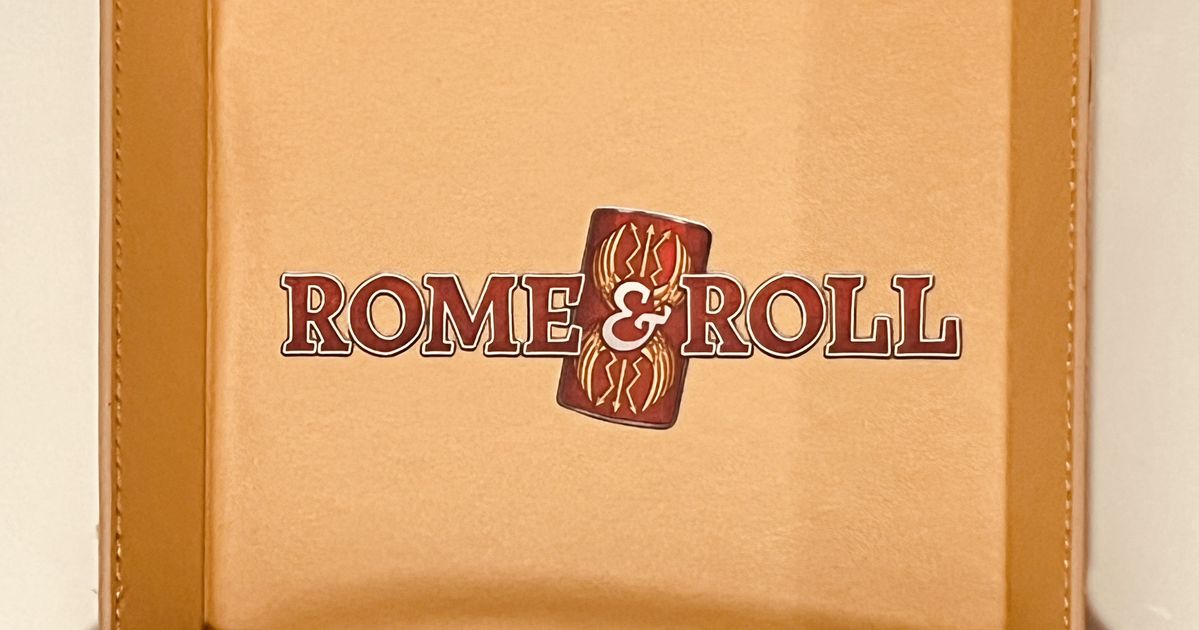 Rome & Roll: Custom Dice Tray | Board Game Accessory | BoardGameGeek