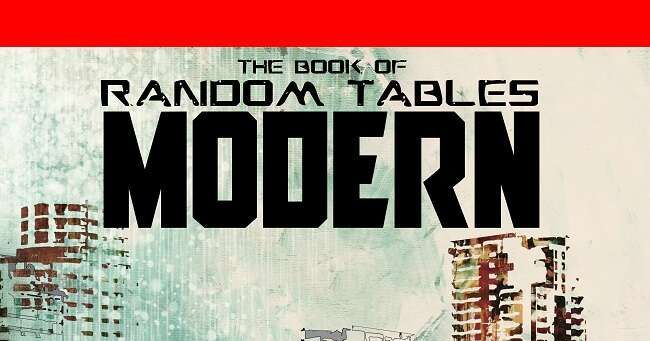 The Book of Random Tables: Modern | RPG Item | RPGGeek