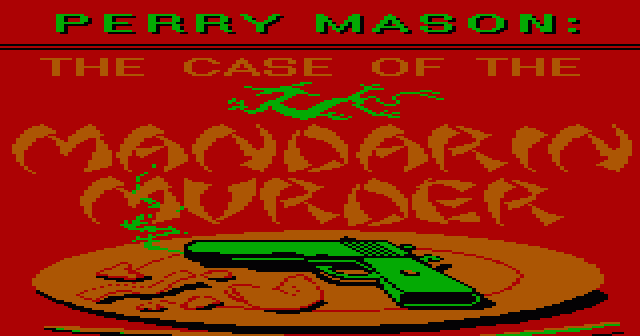Perry Mason: The Case of the Mandarin Murder | Video Game | VideoGameGeek