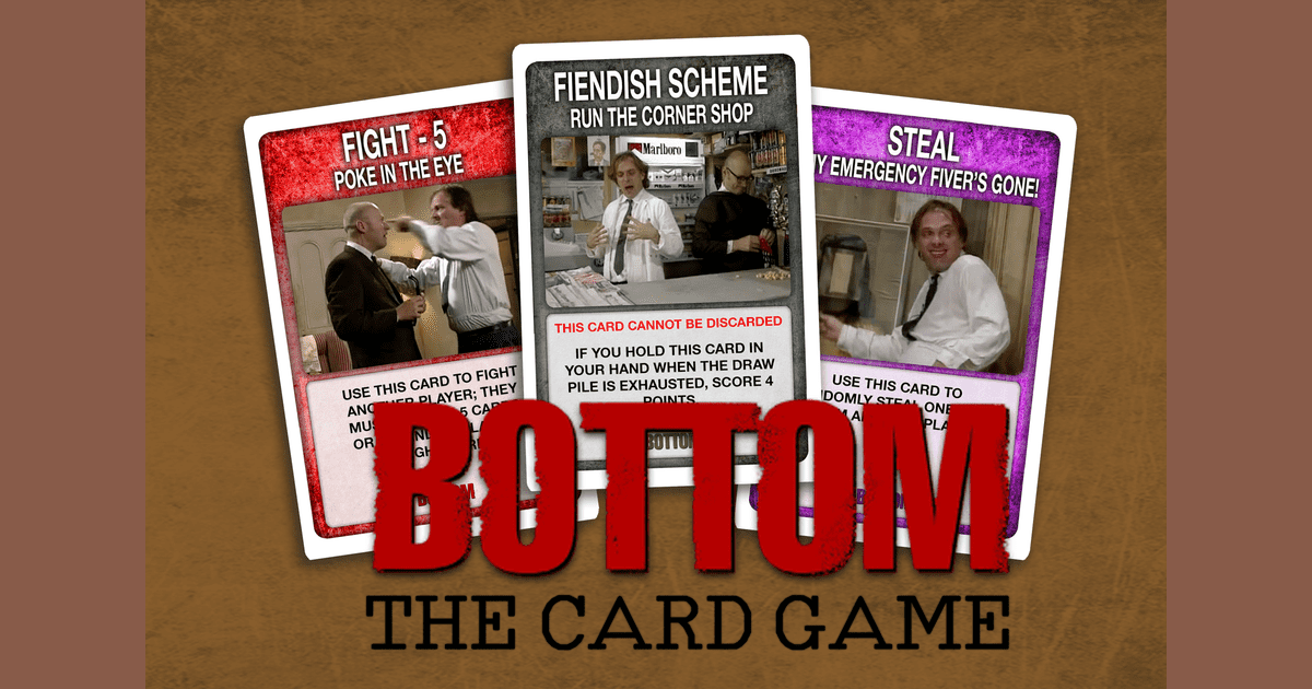 Bottom Card Game Print and Play files | Bottom: The Card Game