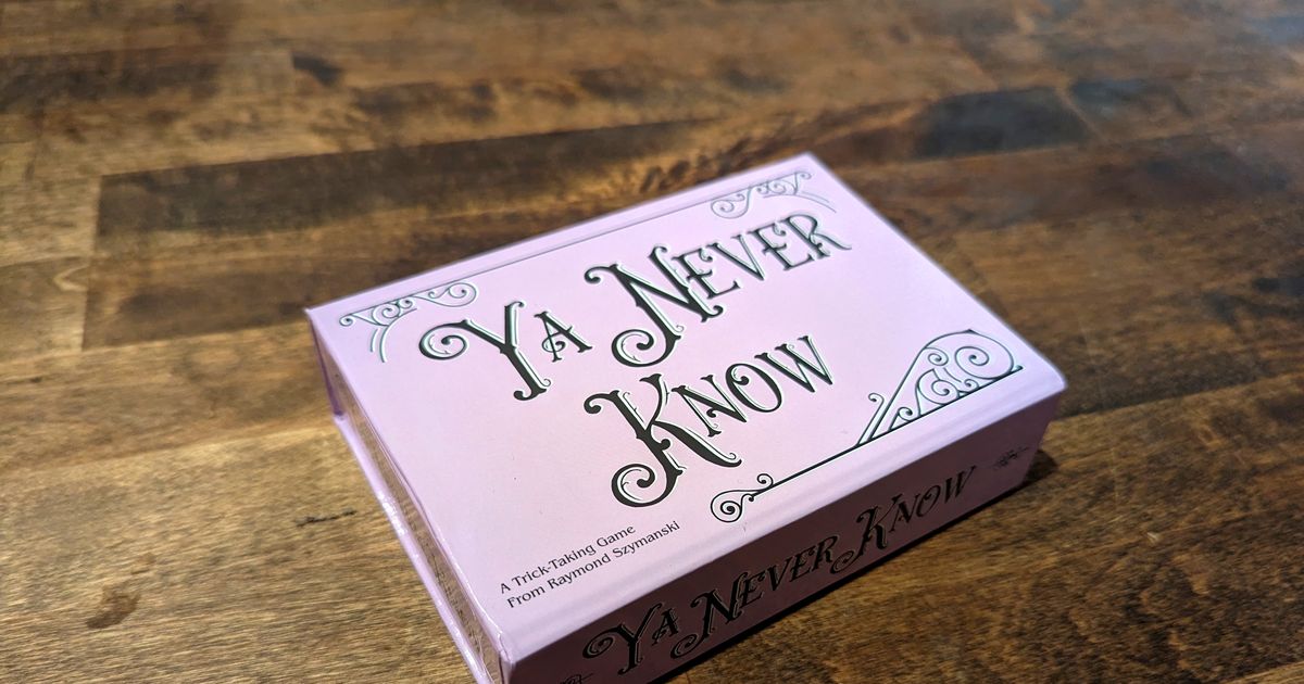 Ya Never Know | Board Game | BoardGameGeek