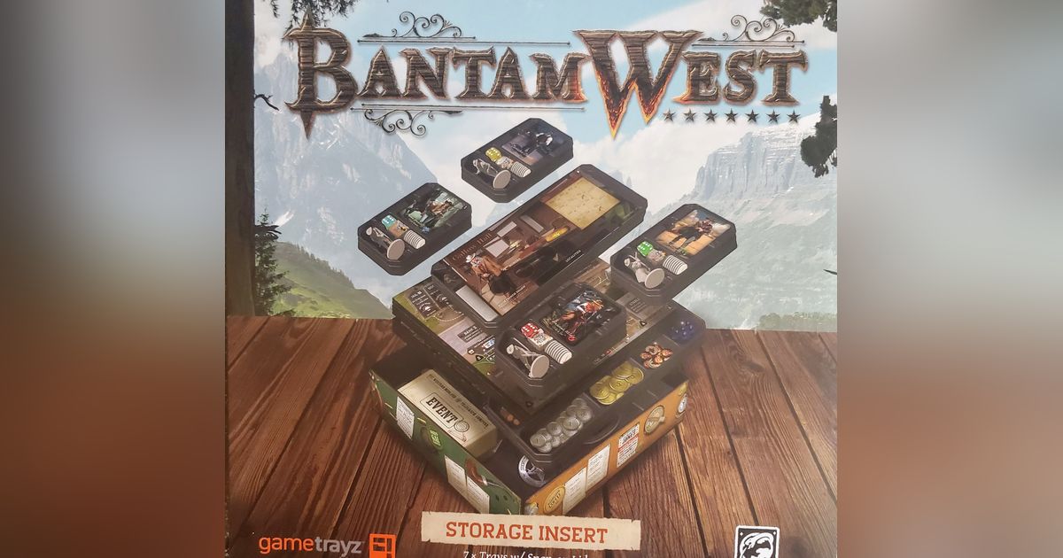 Bantam West: GameTrayz | Board Game Accessory | BoardGameGeek