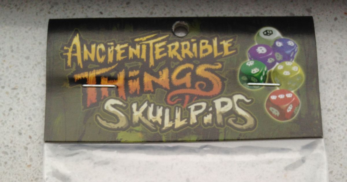 Ancient Terrible Things: Skullpips | Board Game Accessory | BoardGameGeek