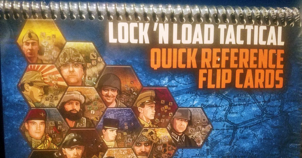 Lock 'N Load Tactical: Quick Reference Flip Cards | Board Game ...