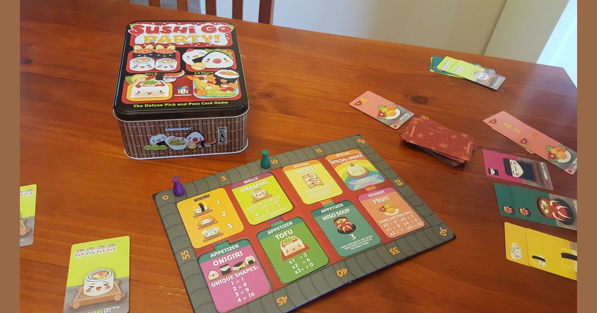 Easter Weekend Gaming Part 2 - Sushi Go Party, Sentinels of the ...