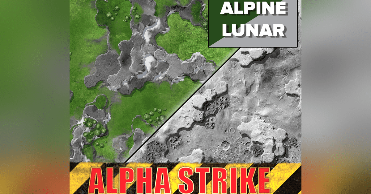 BattleTech: Alpha Strike – Alpine/Lunar Hexless Battlemap | Board Game ...