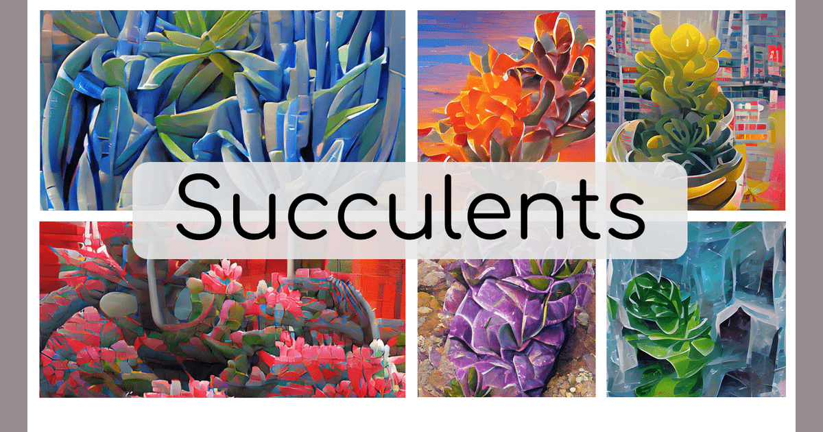 Succulents Cards, Full Color | Succulents