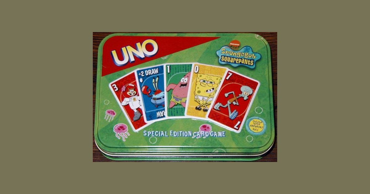 UNO: SpongeBob SquarePants | Board Game | BoardGameGeek