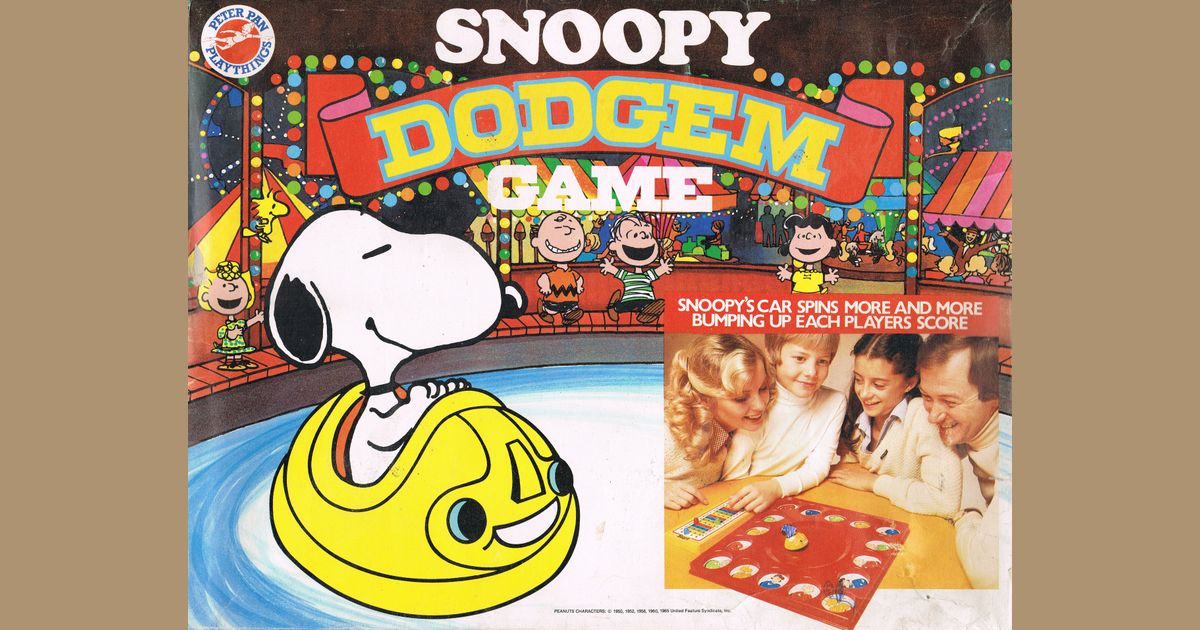 Snoopy Dodgem Game | Board Game | BoardGameGeek