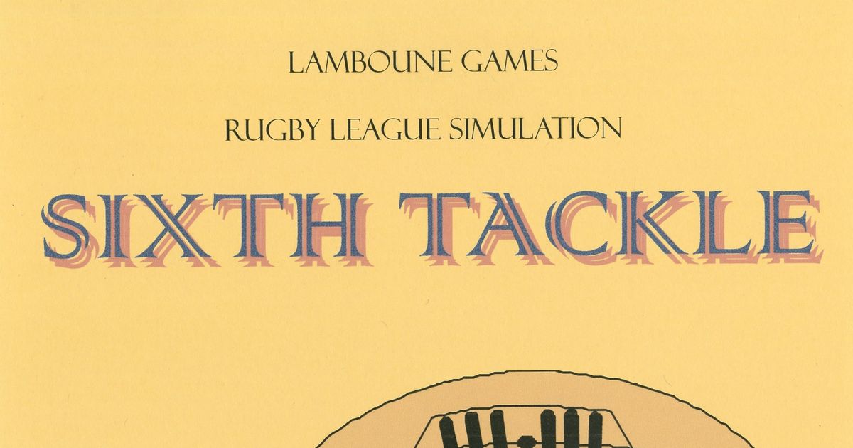 Sixth Tackle | Board Game | BoardGameGeek