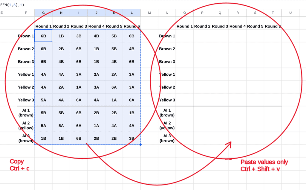 DIY Board Game Spreadsheet Build Demonstration—Woodcraft: Roll and ...