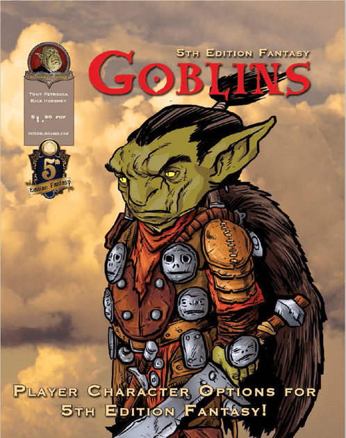 5th Edition Racial Options: Goblins | RPG Item | RPGGeek