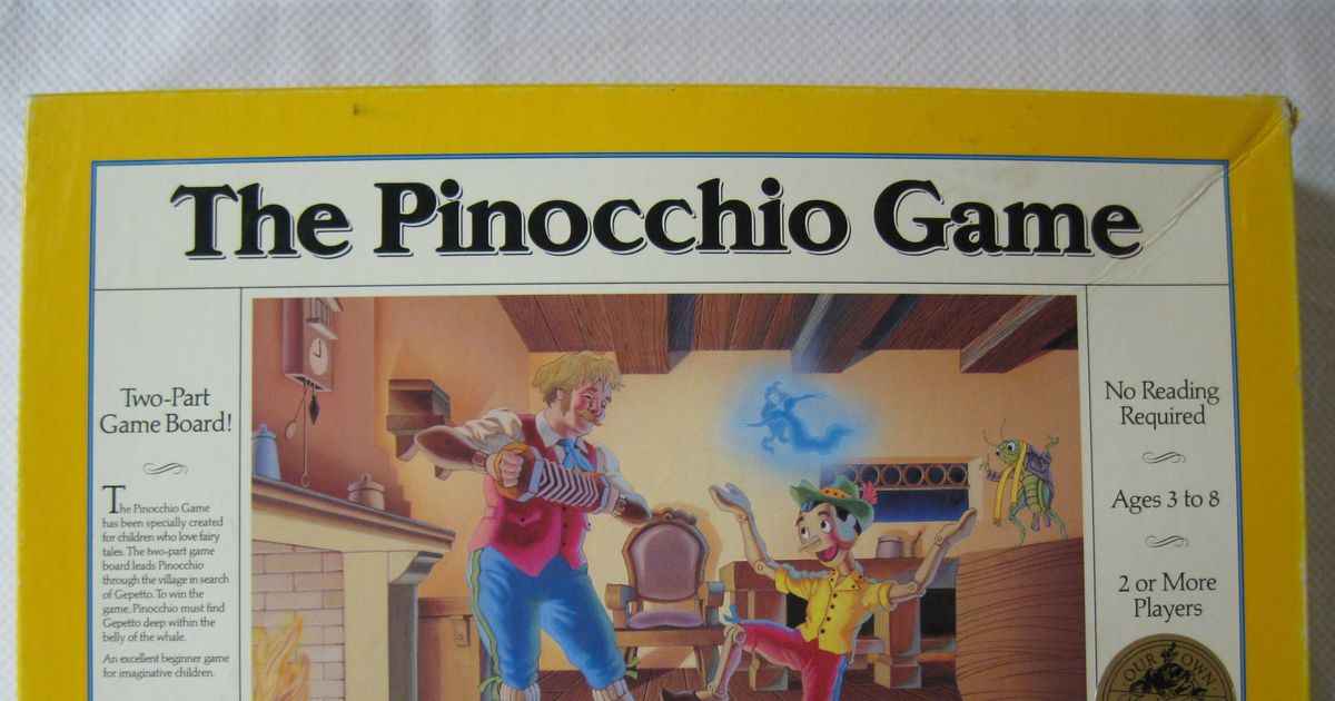 The Pinocchio Game | Board Game | BoardGameGeek