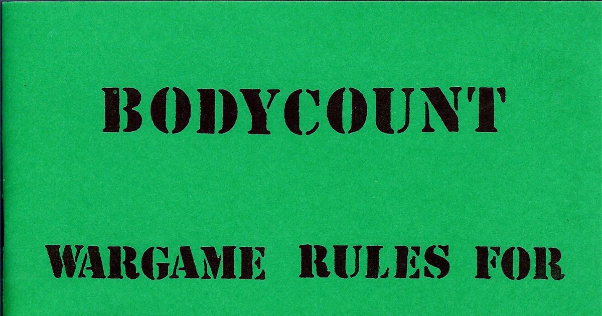 Bodycount: Wargames Rules for the Vietnam War | Board Game | BoardGameGeek