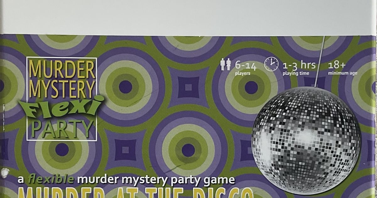 Murder Mystery Flexi Party: Murder at the Disco | Board Game ...