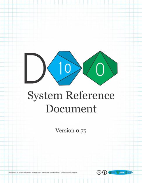 D10/0 Character Sheet | D10/0 System Reference Document